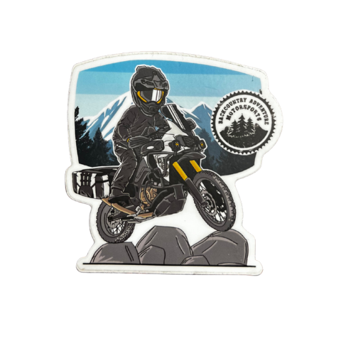 BAM Pannier Sticker – Backcountry Adv Moto